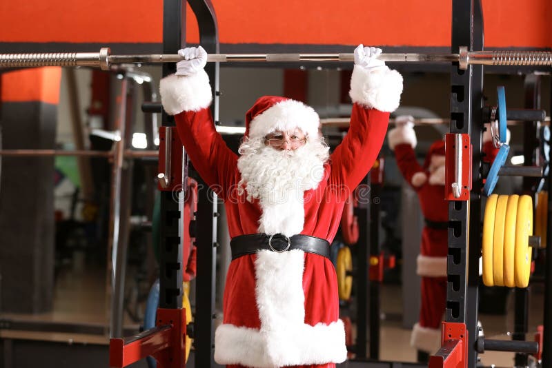 Authentic Santa Claus Training Stock Photo - Image of santa, claus ...
