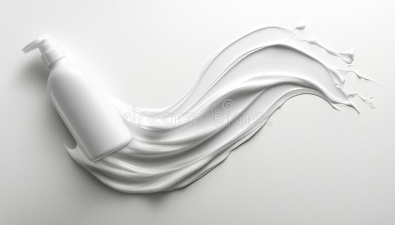 Authentic Shampoo on a White Background - a Realistic and High-Quality ...