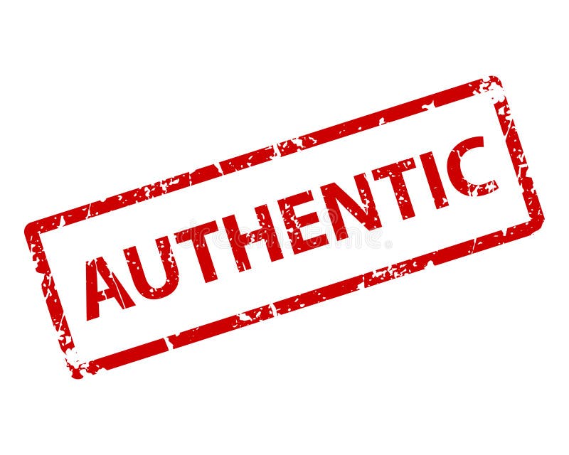 Authentic Sign Sticker. Stamp Vector Texture Stock Vector ...