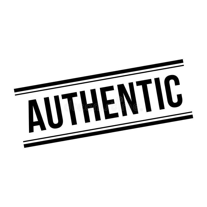 Authentic Stamp, Authentic Grunge Square Sign Stock Vector ...
