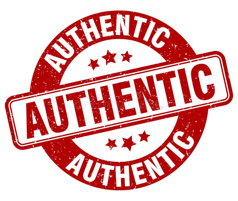 Authentic stamp stock vector. Illustration of seal, badge - 122275655