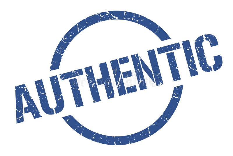 Authentic stamp stock vector. Illustration of button - 136960138