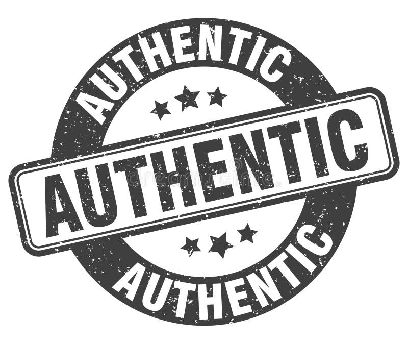 Authentic stamp stock vector. Illustration of seal, badge - 122275655