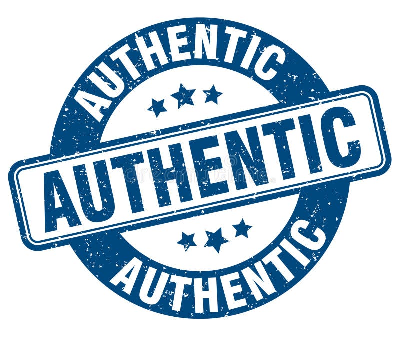 Authentic stamp stock vector. Illustration of seal, badge - 122275655