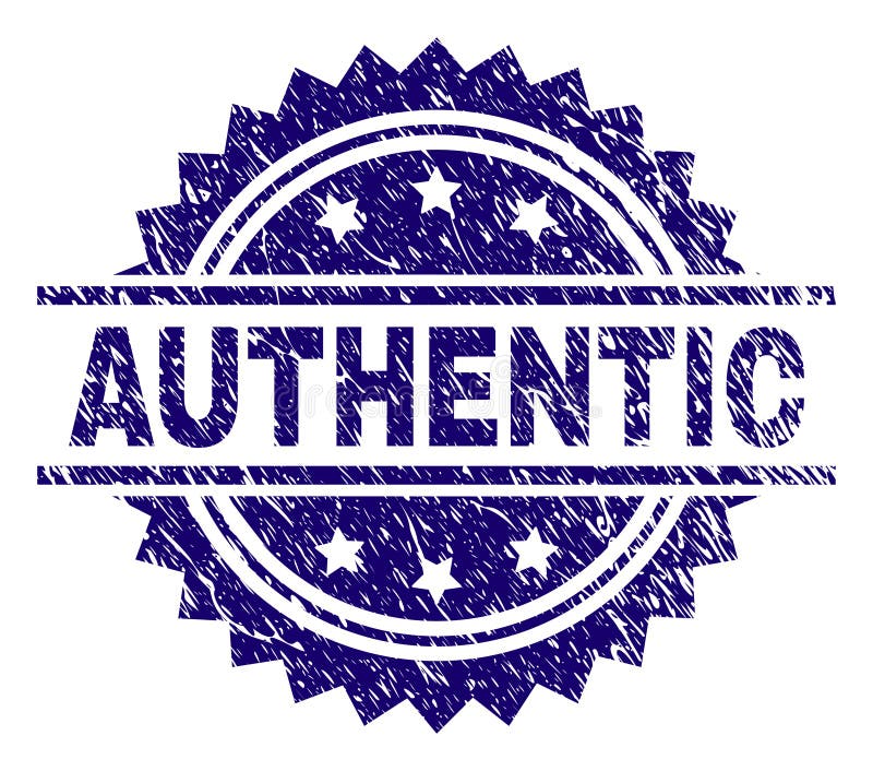 Scratched Textured AUTHENTIC Stamp Seal Stock Vector - Illustration of ...