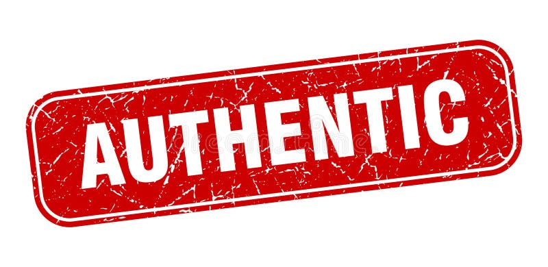 Authentic Stamp. Authentic Square Grungy Isolated Sign Stock Vector ...