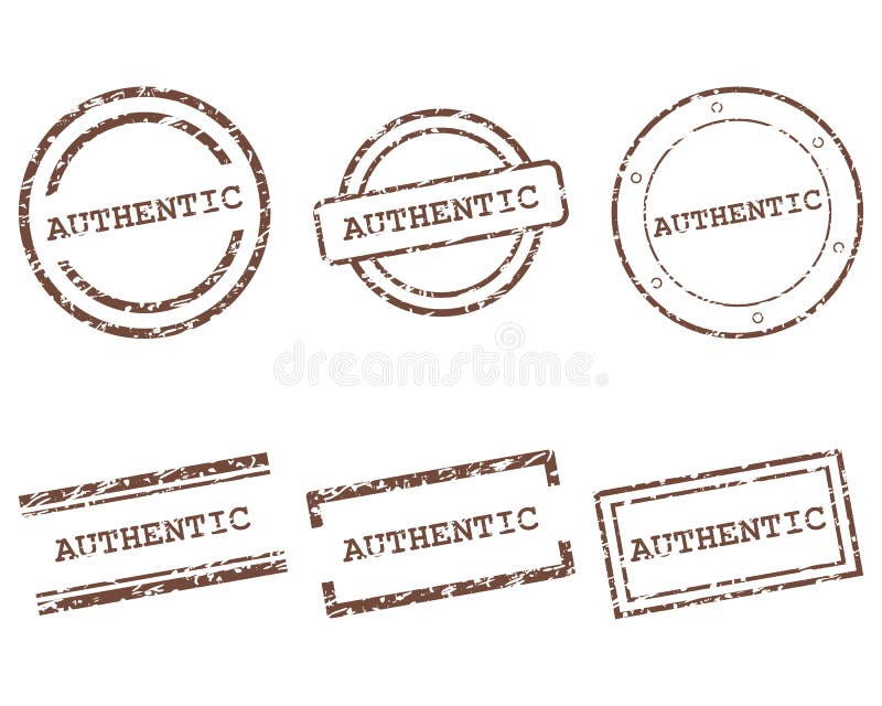 Authentic stamps stock vector. Illustration of isolated - 160730706