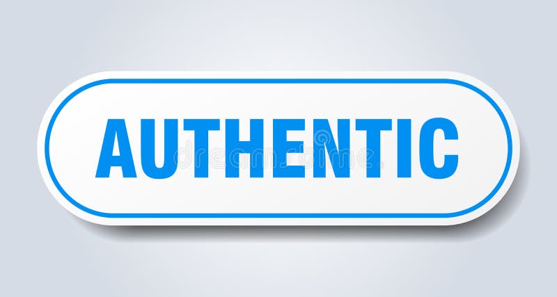 Authentic sticker. stock vector. Illustration of price - 153450668