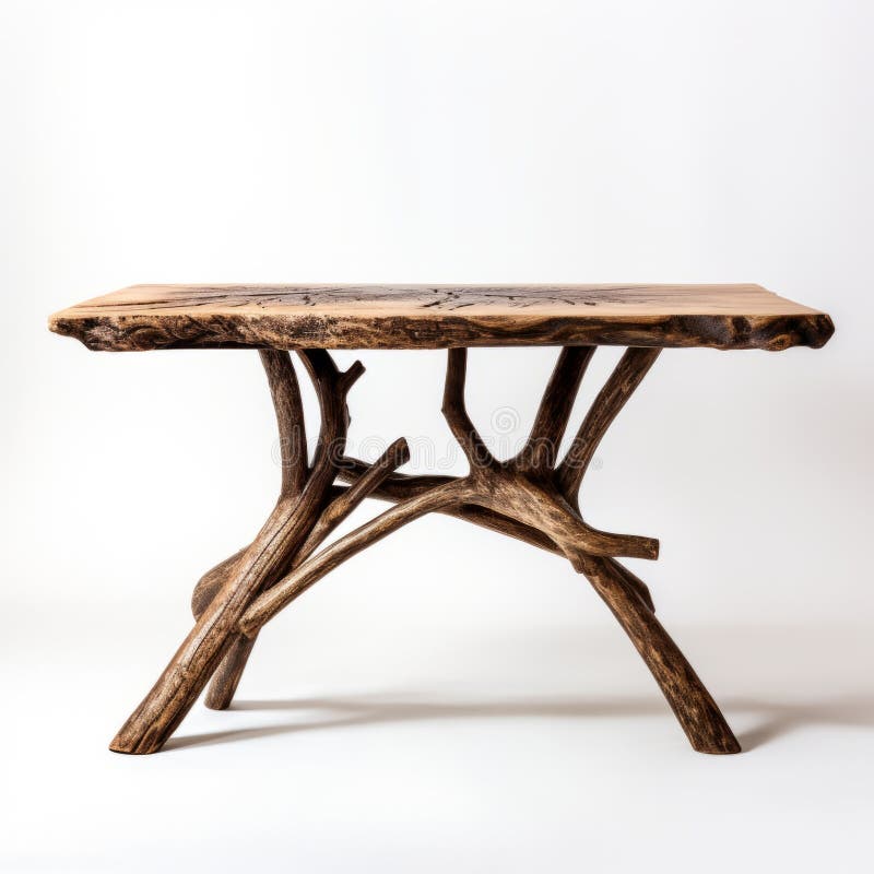 Authentic Tree Branch Table Inspired by Felix Philipp Kanitz Stock ...