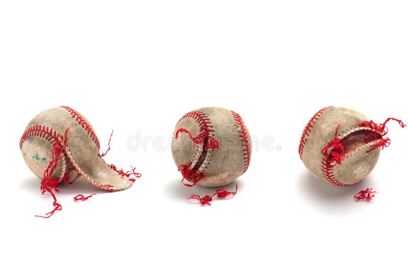 Authentic used baseball stock photo. Image of professional - 25350146