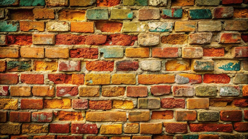 Authentic Vintage Distressed Brick Wall Texture a Grungy Brick ...