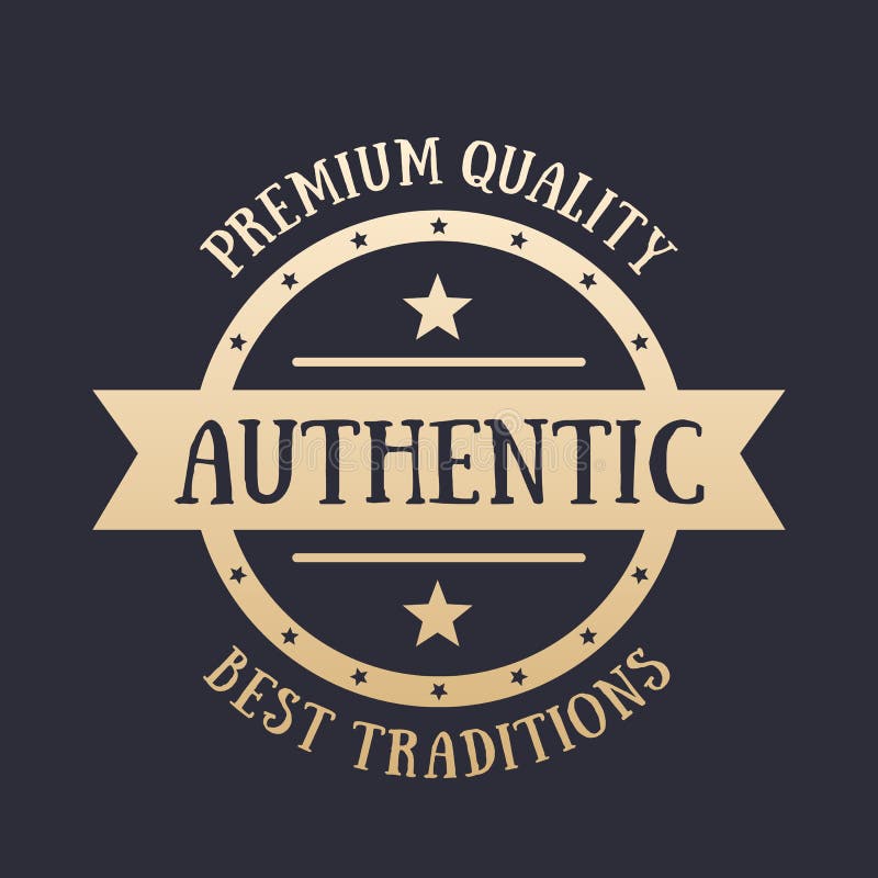 Authenticity Badge Stock Illustrations – 922 Authenticity Badge Stock ...
