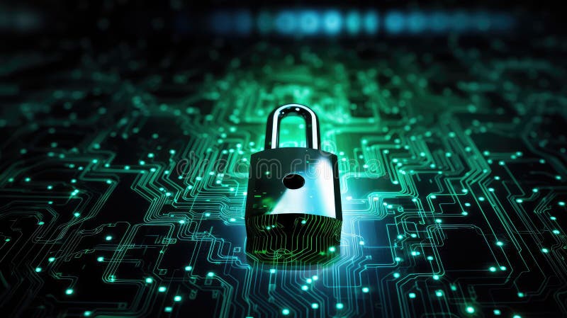 Authentication Data Security Background Stock Illustration ...