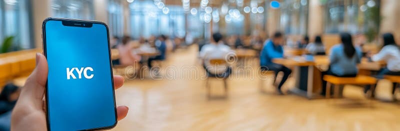 Authentication of a KYC Financial Client on a Virtual Screen. Stock ...