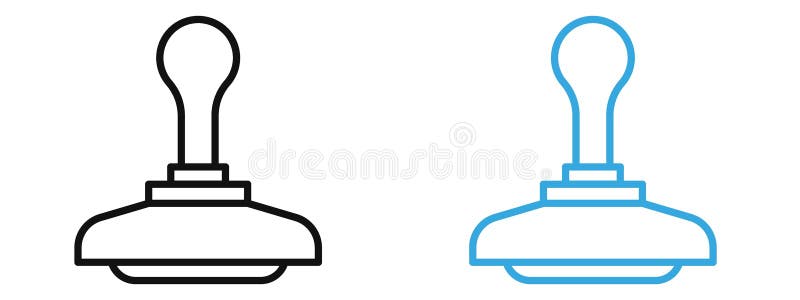 Authentication Stamp Icon for Official Documents, Office Supplies, and ...