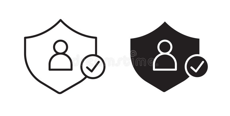 Authentication Vecor Icon Set Stock Vector - Illustration of logo ...