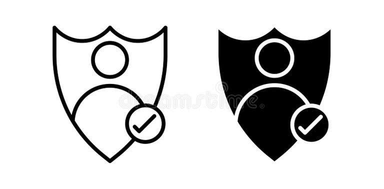 Authentication Vecor Icon Set Stock Illustration - Illustration of logo ...