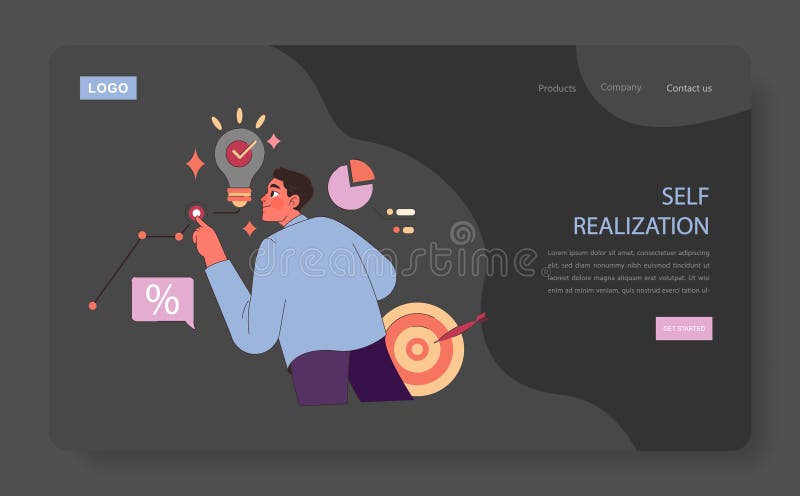 Authenticity and Authentic Self-realization Nighmode or Darkmode Stock ...