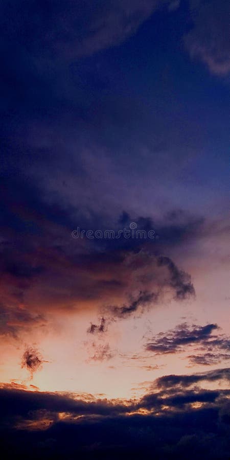 The Authenticity of the Beautiful Sky Stock Image - Image of ...