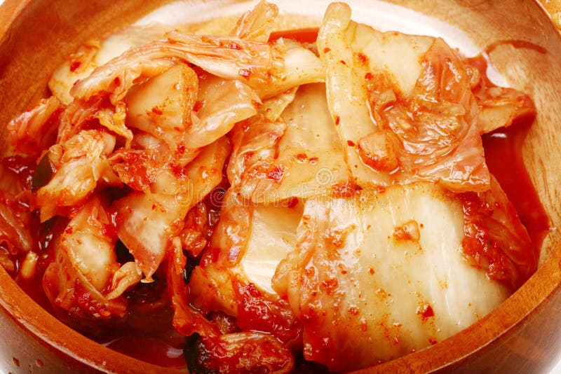 Authentieke Koreaanse Kimchi Stock Foto - Image of blad, peper: 16455916