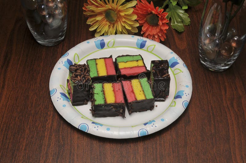 Authentis rainbow cookies, Authentic and traditional foods know as ...