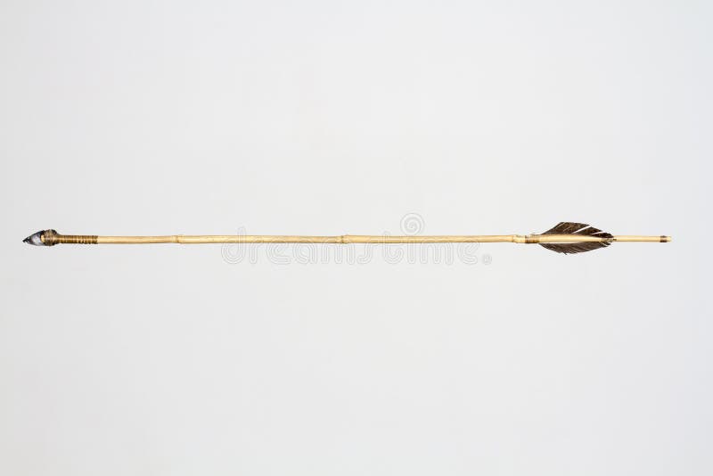 Authentischer Pfeil Des Amerikanischen Ureinwohners Stockfoto - Bild ...
