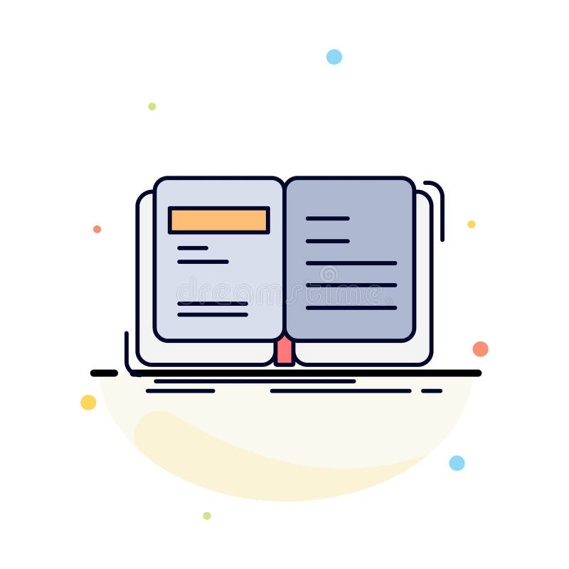 Author, Book, Open, Story, Storytelling Flat Color Icon Vector Stock ...