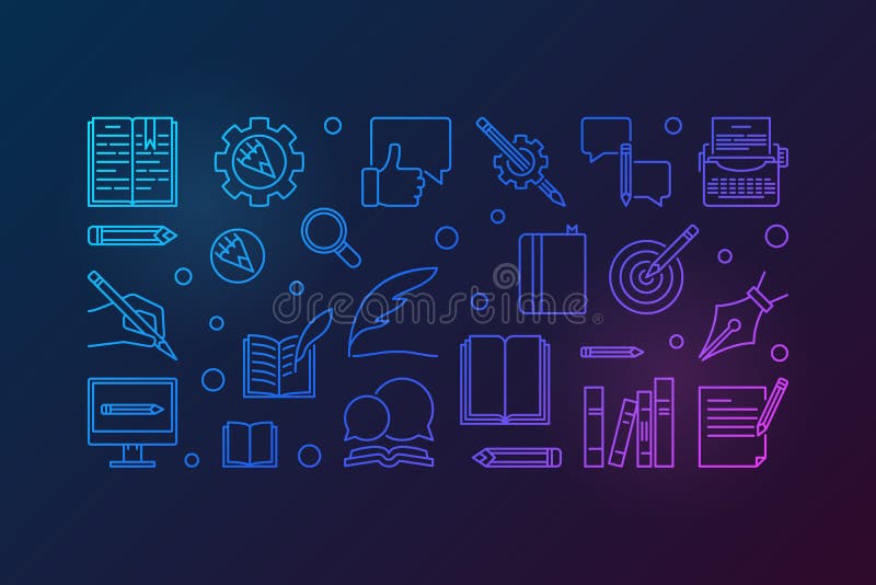 Professional Writer Vector Blue Background Stock Illustrations – 37 ...