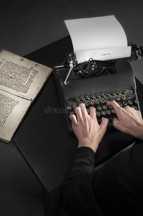 Book Manuscript Typewriter