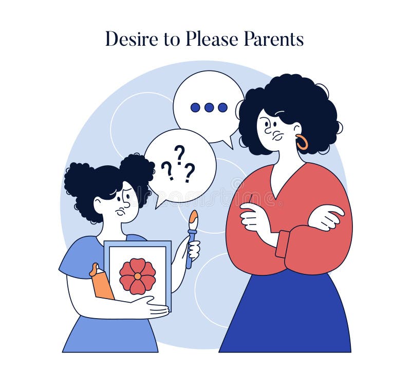 Disapproving Parent Stock Illustrations – 8 Disapproving Parent Stock ...