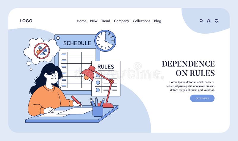 Authoritarian Parenting Style. Flat Vector Stock Vector - Illustration ...