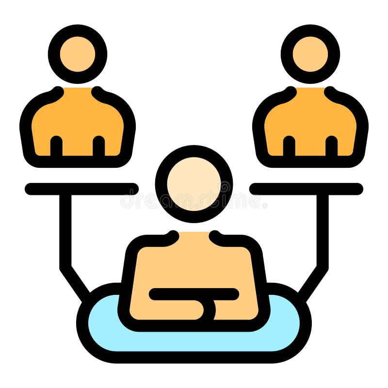 Authority Hierarchy Icon Color Outline Vector Stock Vector ...