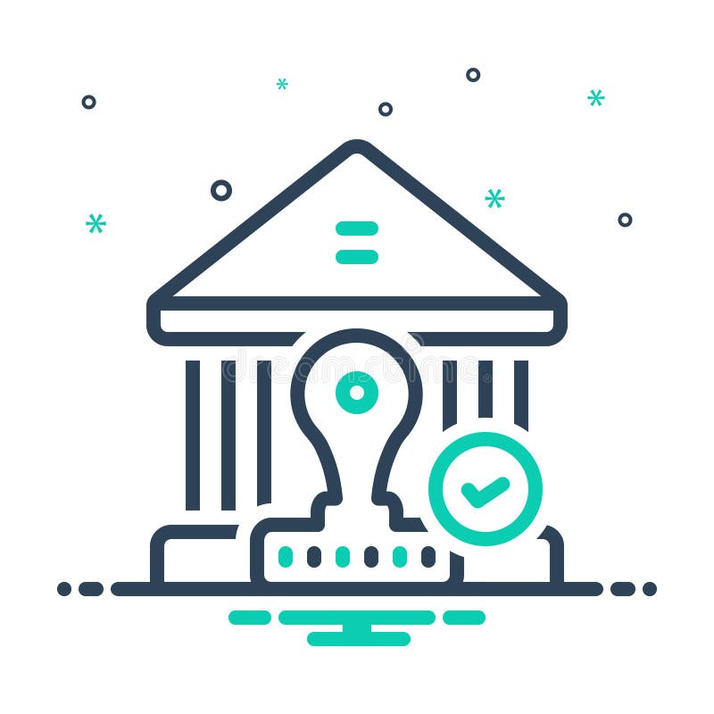 Mix Icon for Authority, Approve and Authorization Stock Vector ...