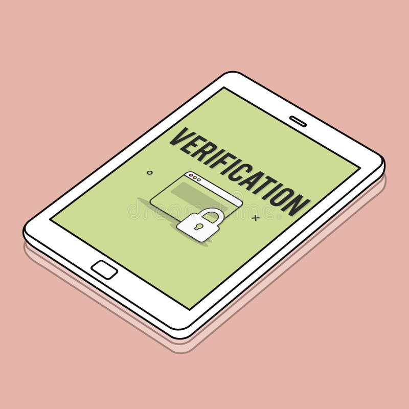 Authorize Protected Verification Privacy Security Concept Stock ...