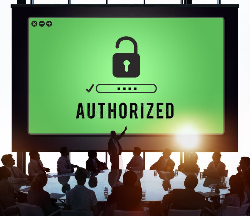 Authorized Access Opened Pass Authority Concept Stock Photo - Image of ...