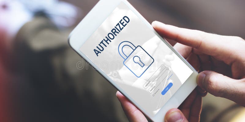 Authorized Access Opened Pass Authority Concept Stock Image - Image of ...