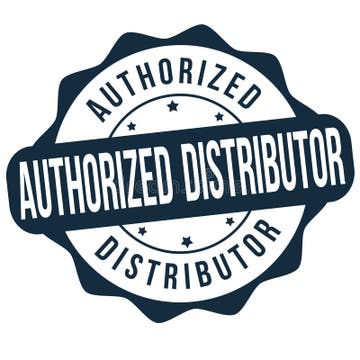 Authorized Distributor Grunge Rubber Stamp Stock Vector - Illustration ...