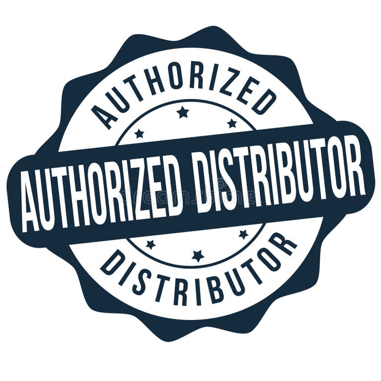 Authorized Distributor Grunge Rubber Stamp Stock Vector - Illustration ...