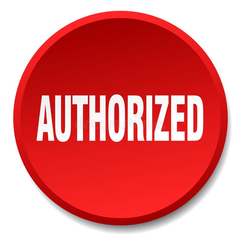 Authorized Round Grunge Stamp. Authorized Stock Vector - Illustration ...