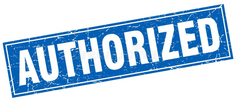 Authorized stamp stock vector. Illustration of grunge - 125211815