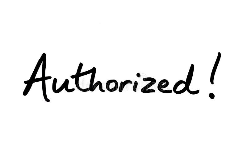 Notice Authorized Personnel Only Symbol Sign On White Background,Vector ...