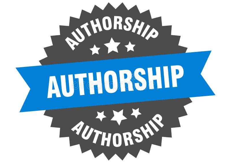 Authorship Sign Stock Illustrations – 448 Authorship Sign Stock ...
