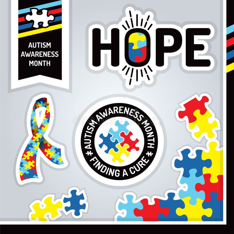 Child Autism Circle Of Hope Stock Vector - Illustration of cause, logo ...