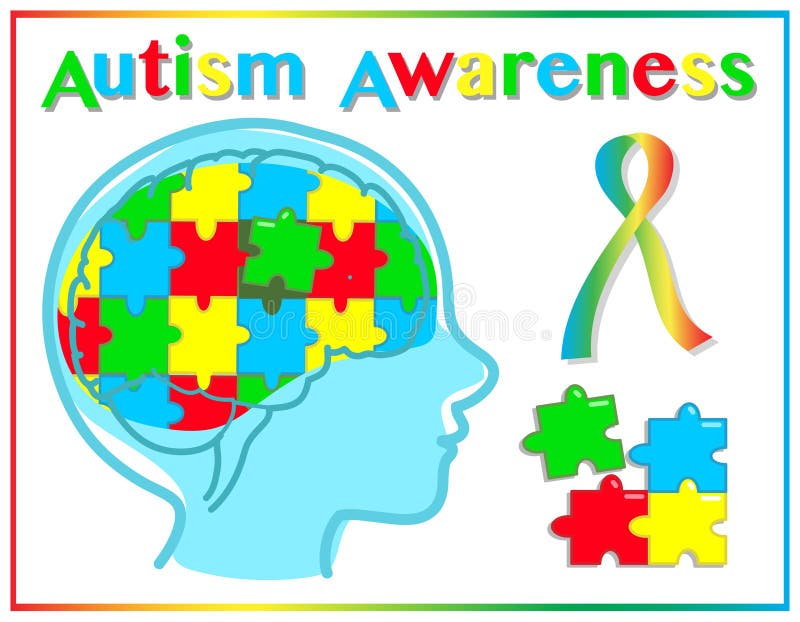 Autism logos stock vector. Illustration of communication - 59630614