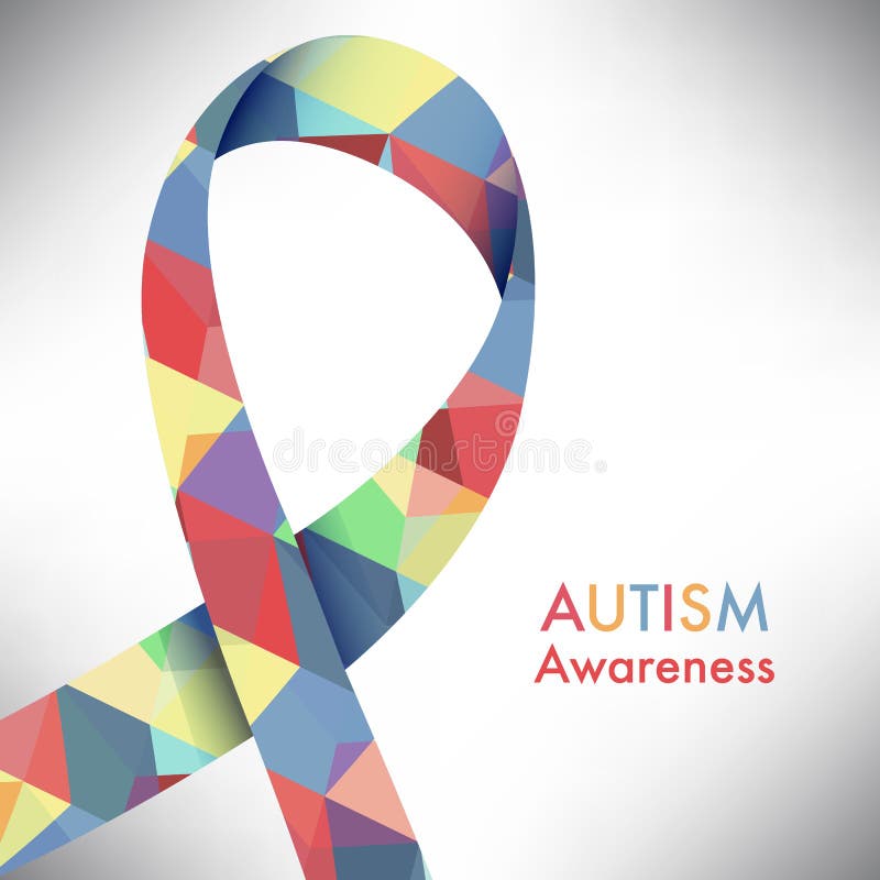 Autism Awareness Icon Abstract Illustration Stock Vector - Illustration ...