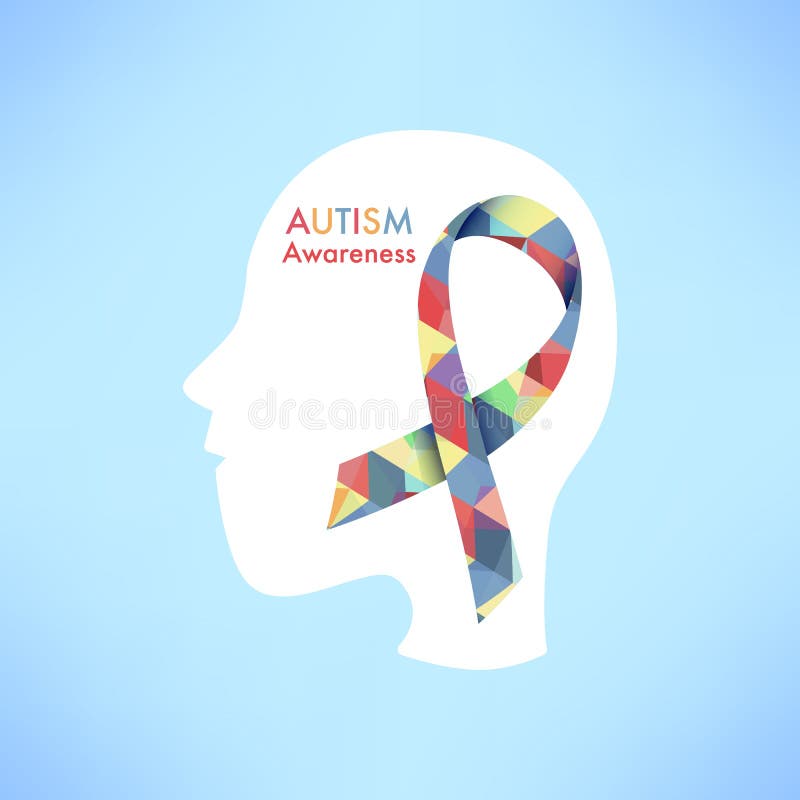 Autism Awareness Icon Abstract Illustration Stock Vector - Illustration ...