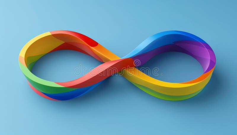 Autism Awareness Rainbow Infinity Symbol for Autism, Adhd ...