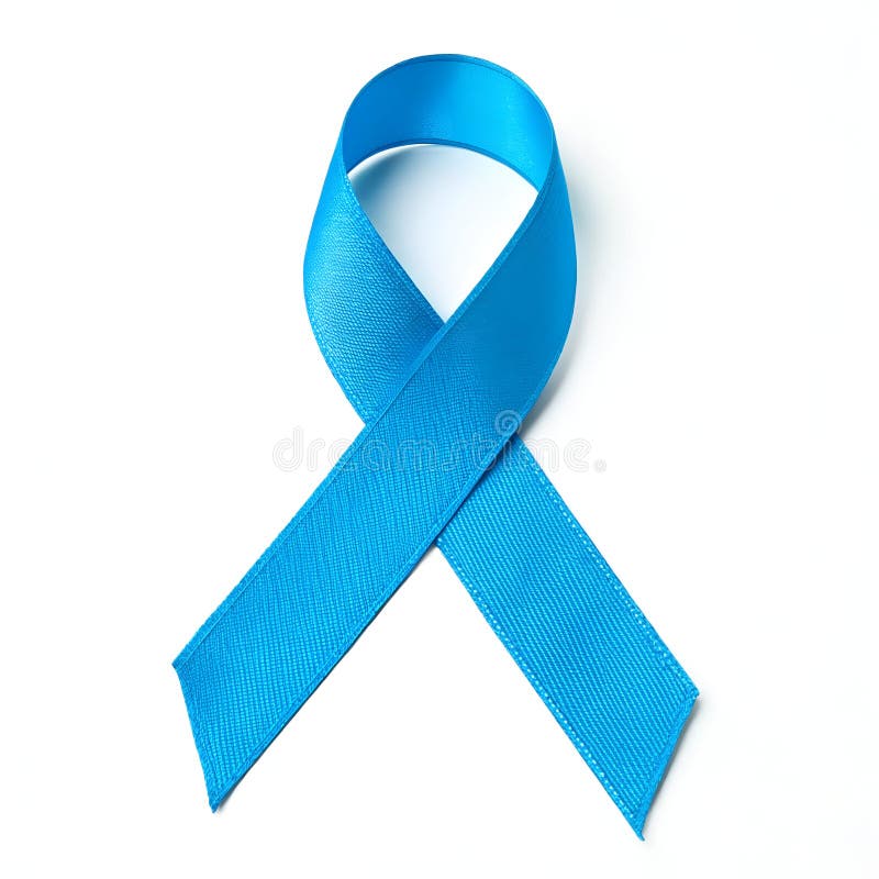 Autism Awareness Ribbon Symbol Isolated on White Background Stock ...