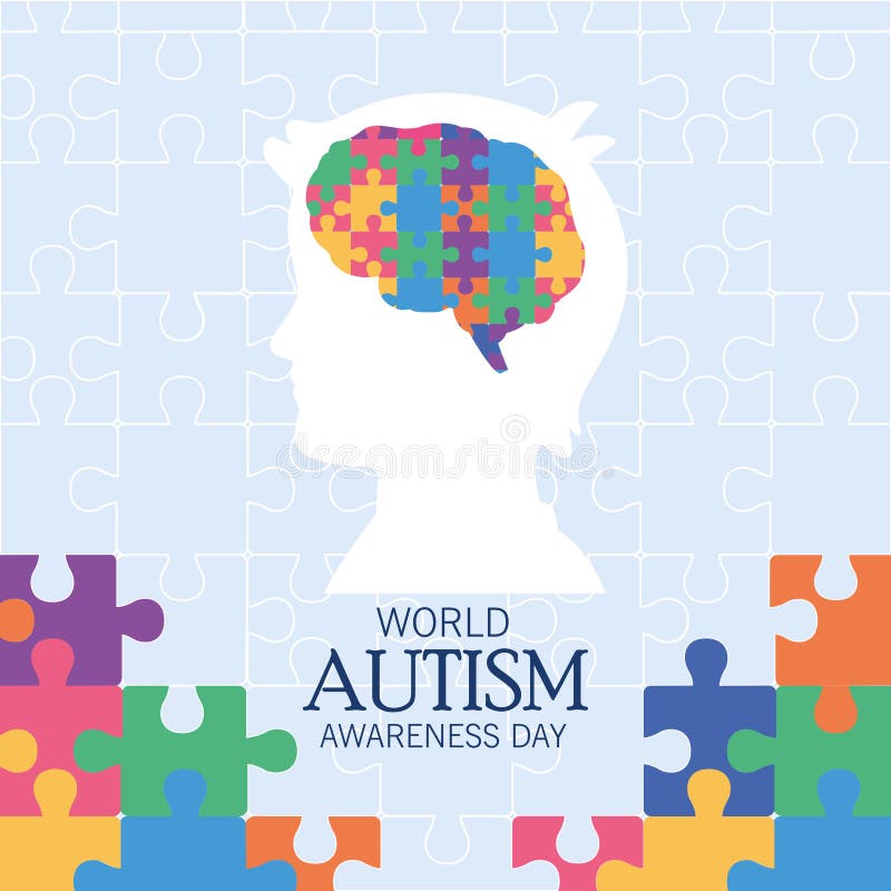Autism day campaign stock vector. Illustration of handicap - 242184916