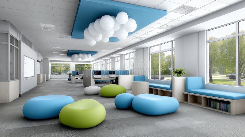 Autism-friendly Inclusive Workspace with Soft Seating and Sensory ...